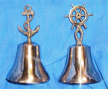 Brass Nautical Bell Set